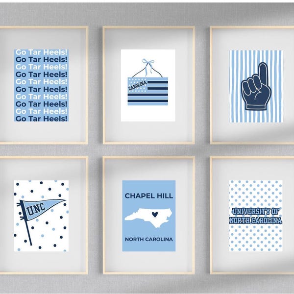 Unc Poster - Etsy