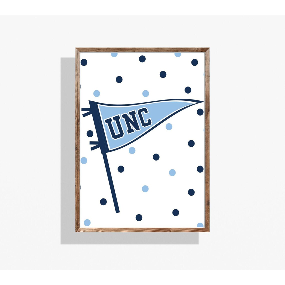 Cute Girly UNC Dorm Room Posters, University of North Carolina Dorm ...