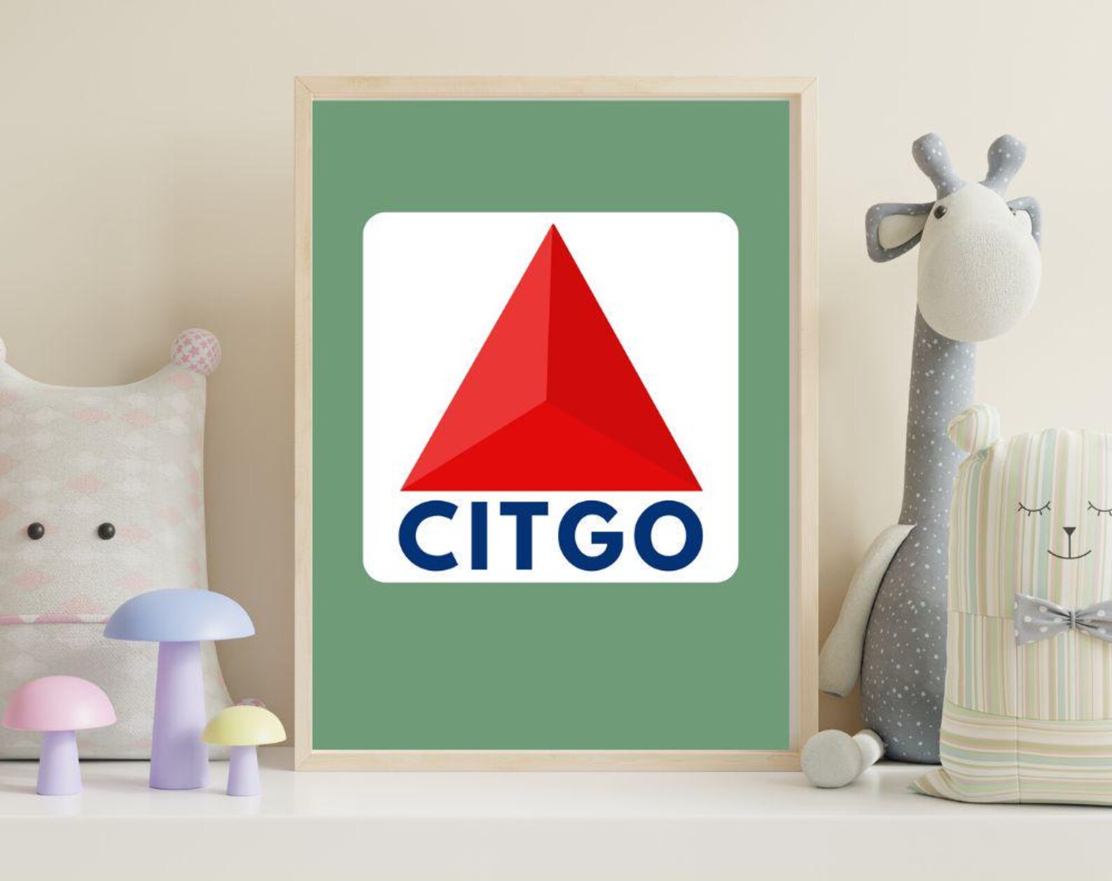 Fenway Citgo Sign Poster, Red Sox Wall Art, Boston Fan Posters, Green ...