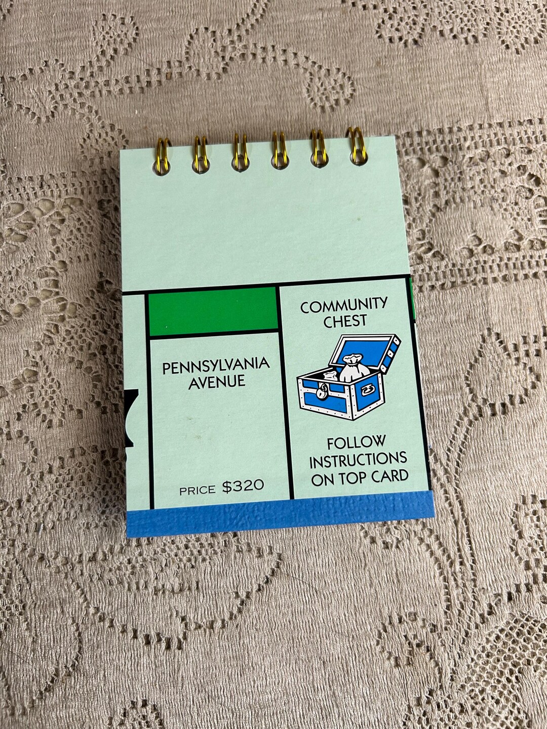 Small Monopoly Game Board Notebook Upcycled Journal 100 Pages - Etsy