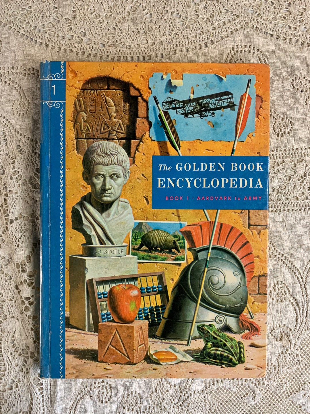 1960 Volume 1 the Golden Book Encyclopedia for Junk Journal or Collage ...