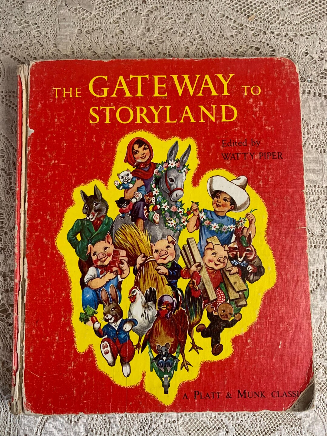 1961 the Gateway to Storyland Vintage Book for Collage or Junk Journal ...