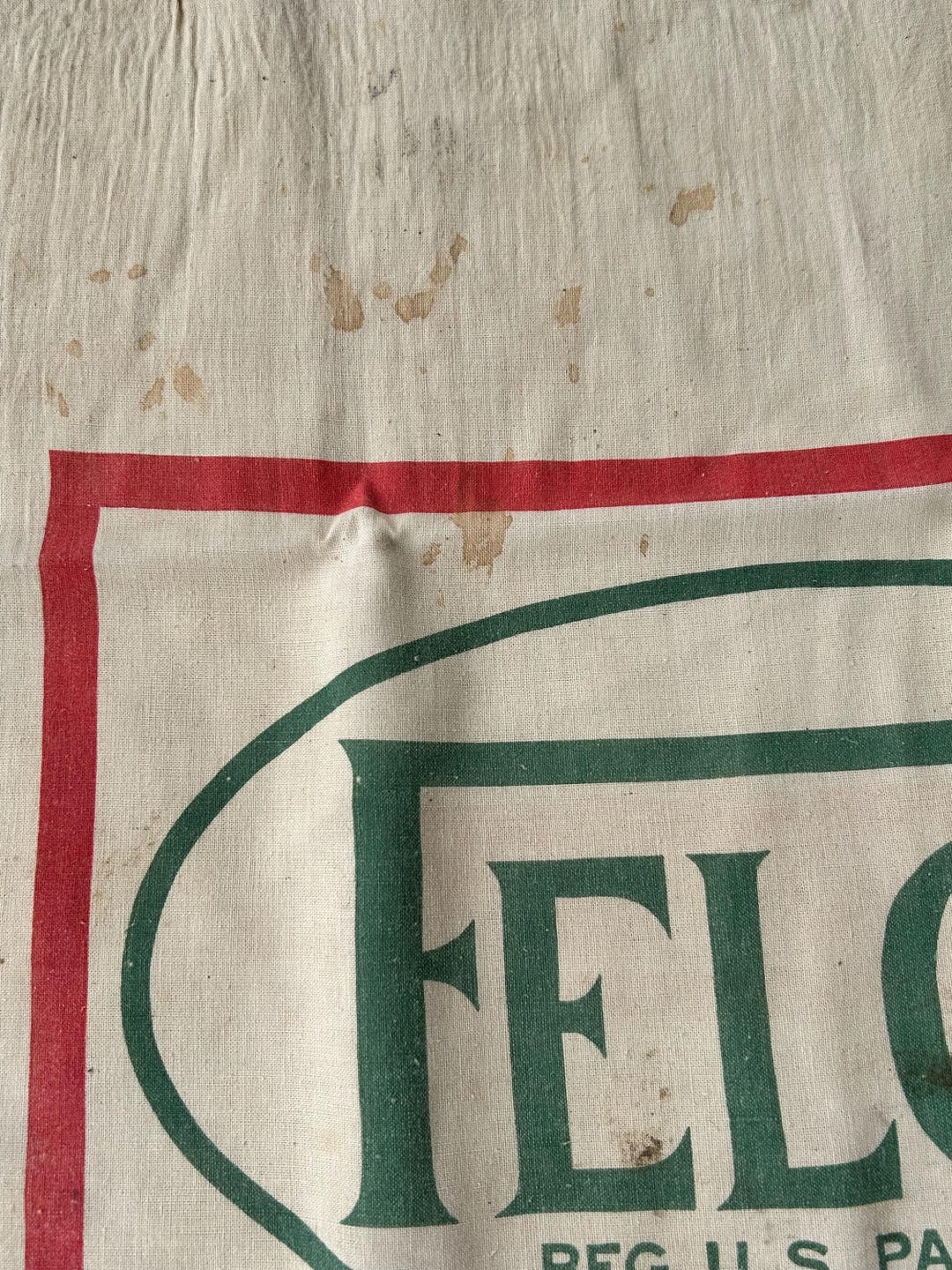 Vintage Grain Feed Sack Bag 2 Sided Felco - Etsy
