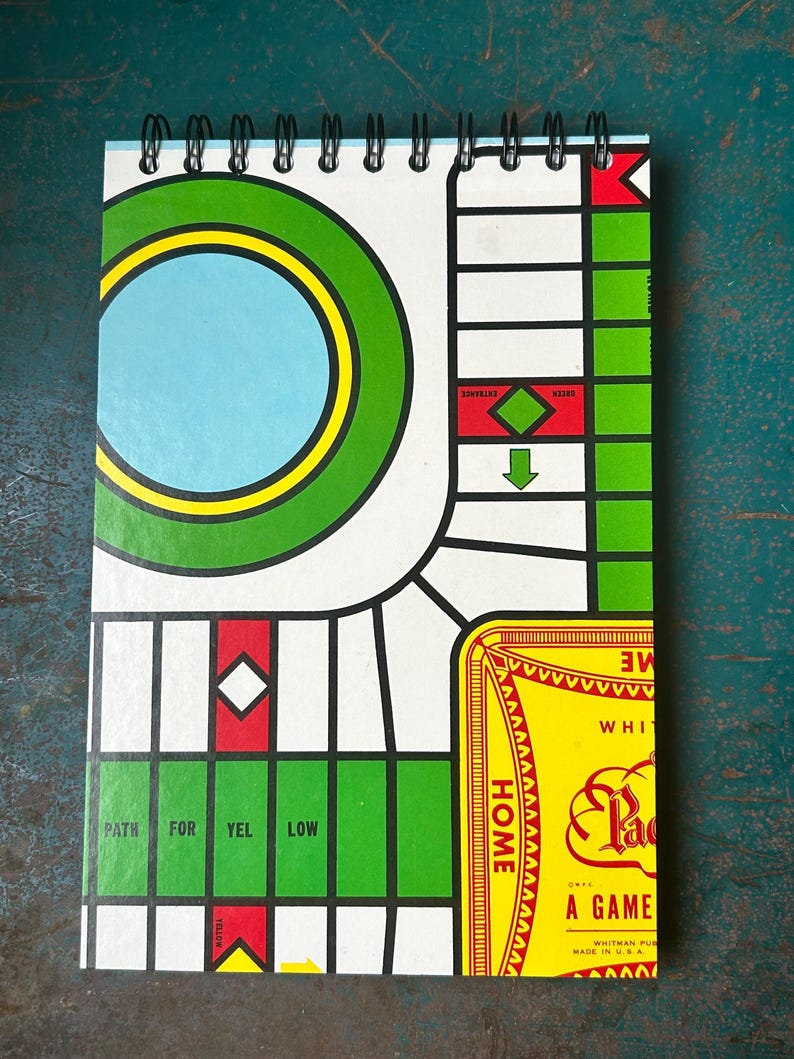 Choice Game Board Notebook Upcycled 6x9 Journal 100 Pages - Etsy