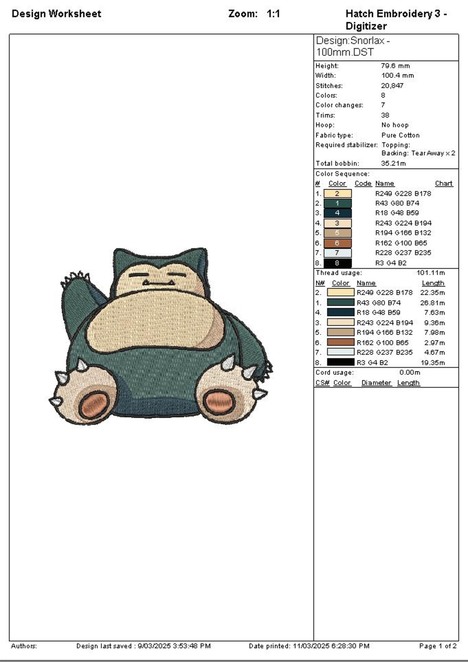 Cartoon Chill Monster DIGITAL Embroidery Download - Etsy