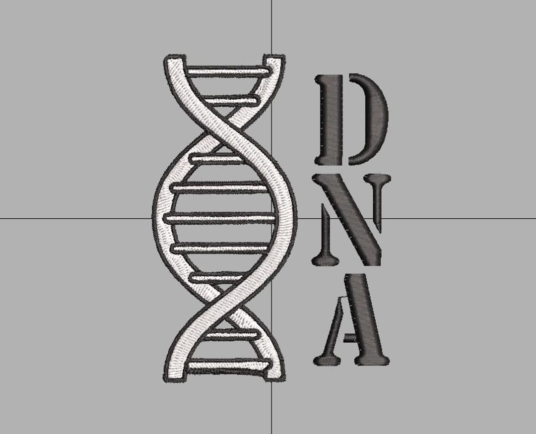 DNA DIGITAL Embroidery File Download - Etsy