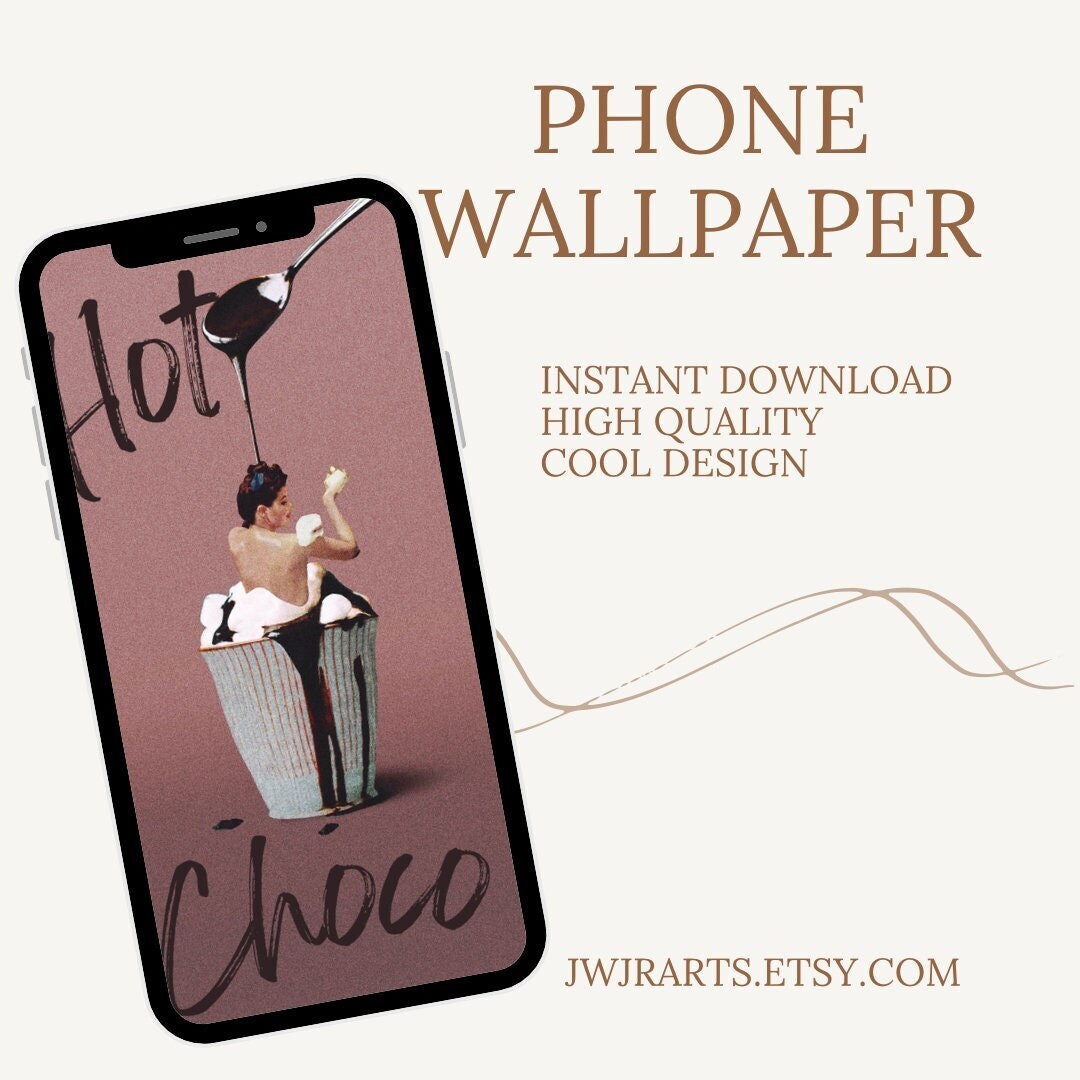 Hot Choco Phone Wallpaper - Etsy
