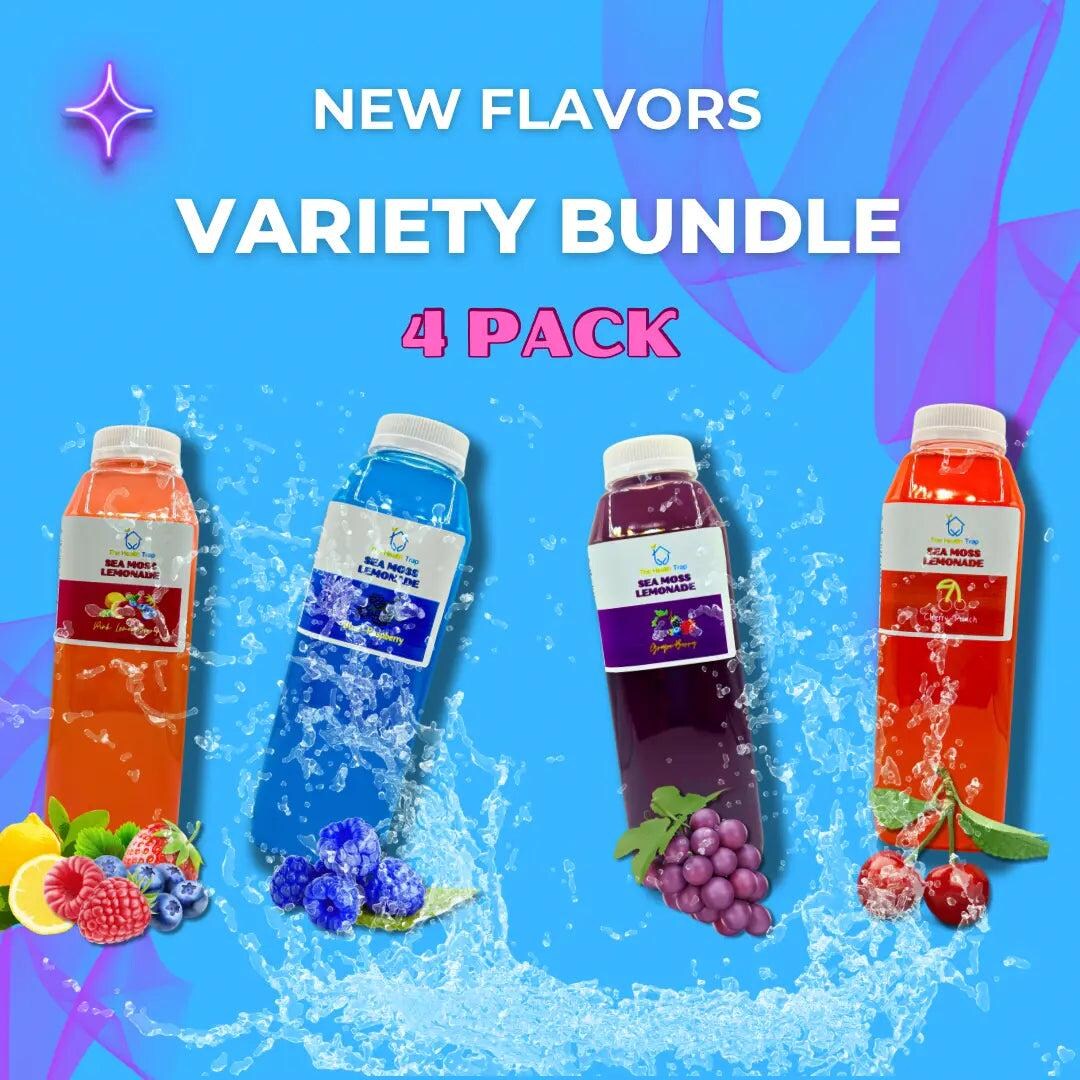 Variety Bundle Sea Moss Juice 4 Pack - Etsy