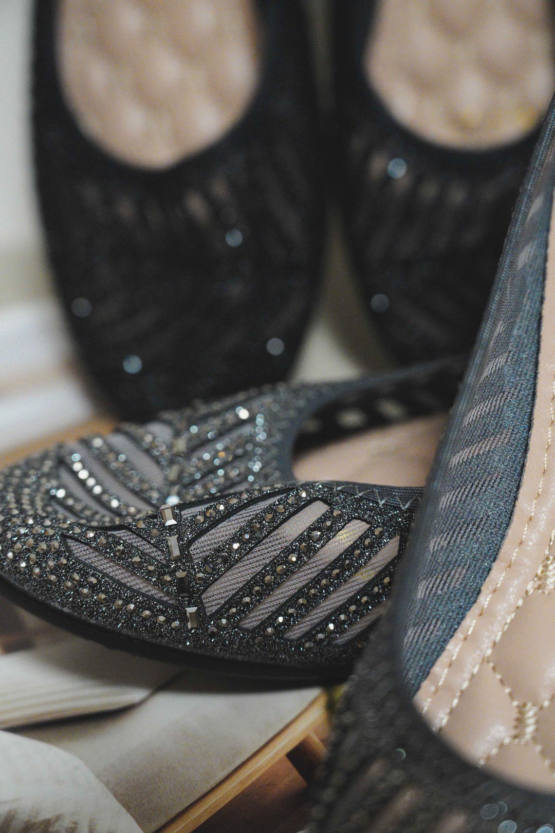 Blingbling - Women's Shiny Round Toe Flats | Women Shoes | Business ...