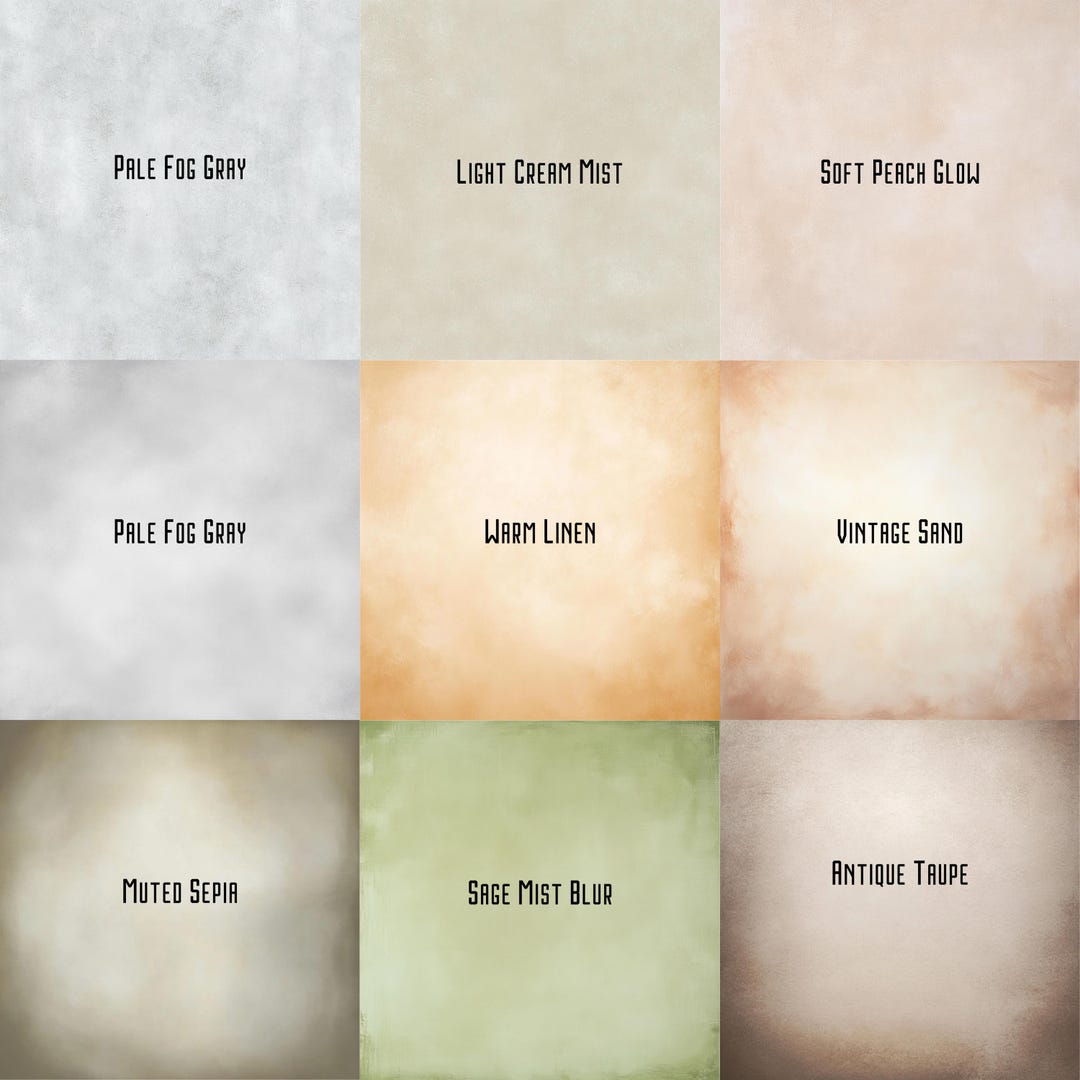 Set of 9 Neutral Digital Textures for Backgrounds, Overlays ...