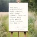 Printed Pride and Prejudice Wedding Entrance Sign | White Welcome to ...