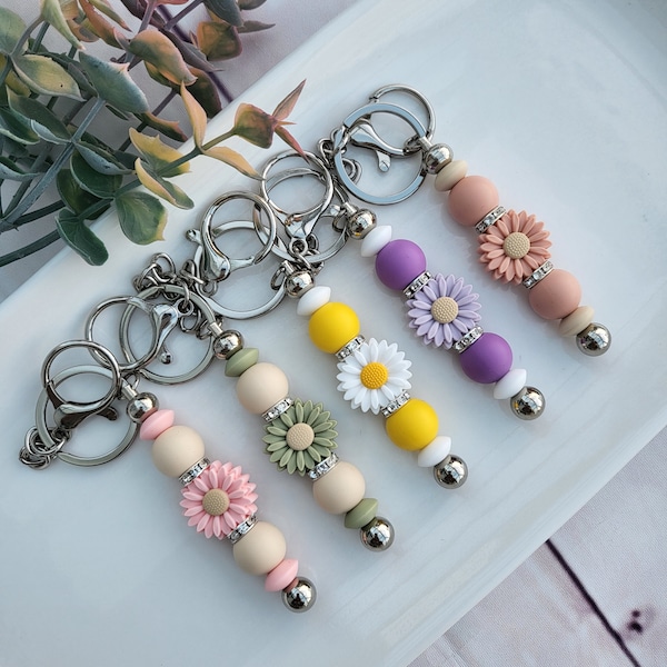 Beaded Keyrings - Etsy UK