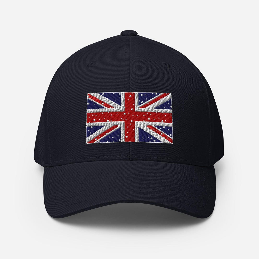 Spotty Union Jack Flag Structured Twill Cap - Etsy