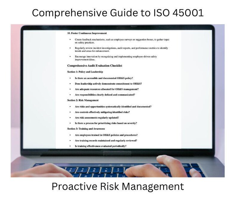 ISO 45001 Guide: Risk Management & Audit Template - Etsy
