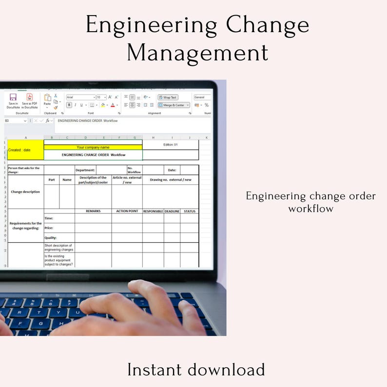 Engineering Change Management Templates – ECR, Checklist, Glossary ...