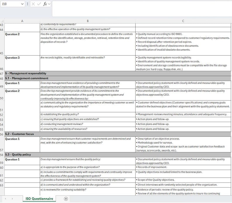 ISO 9001 Audit Questions & Process Improvement Guide | 130+ Audit ...