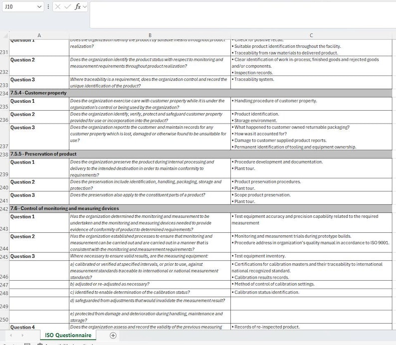 ISO 9001 Audit Questions & Process Improvement Guide | 130+ Audit ...