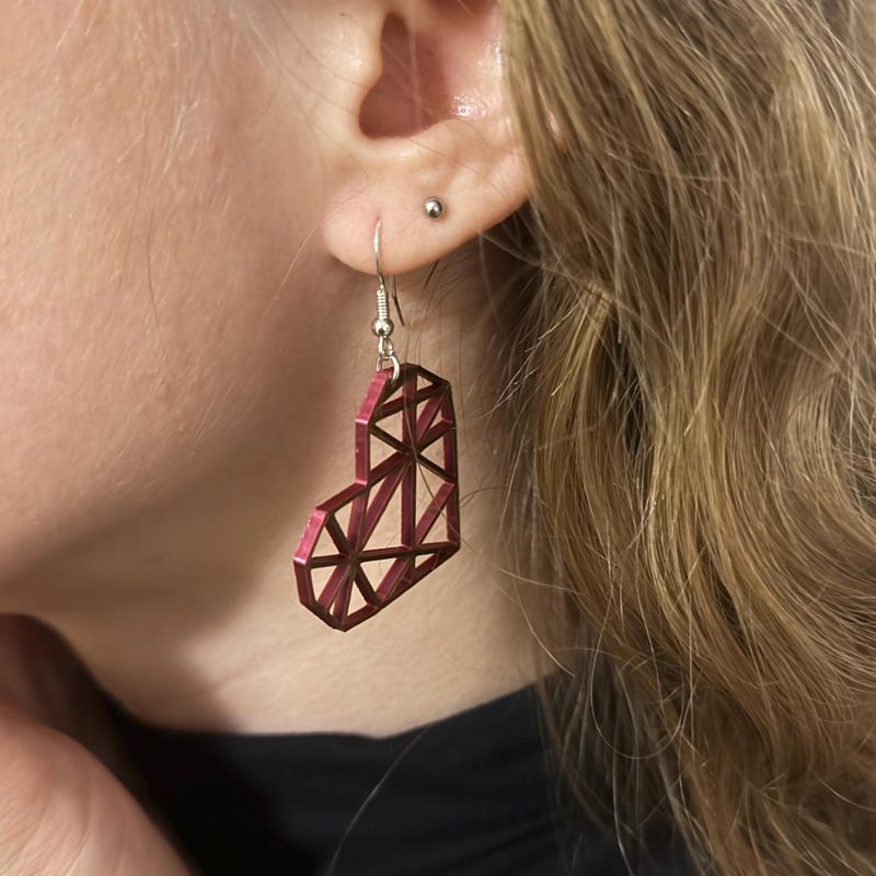 3d Printed Earrings - Etsy
