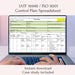 ISO 9001 Control Plan Template: Automotive Quality (excel Spreadsheet ...