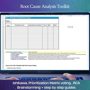 Root Cause Analysis Toolkit - Digital Ishikawa, Prioritization Matrix ...