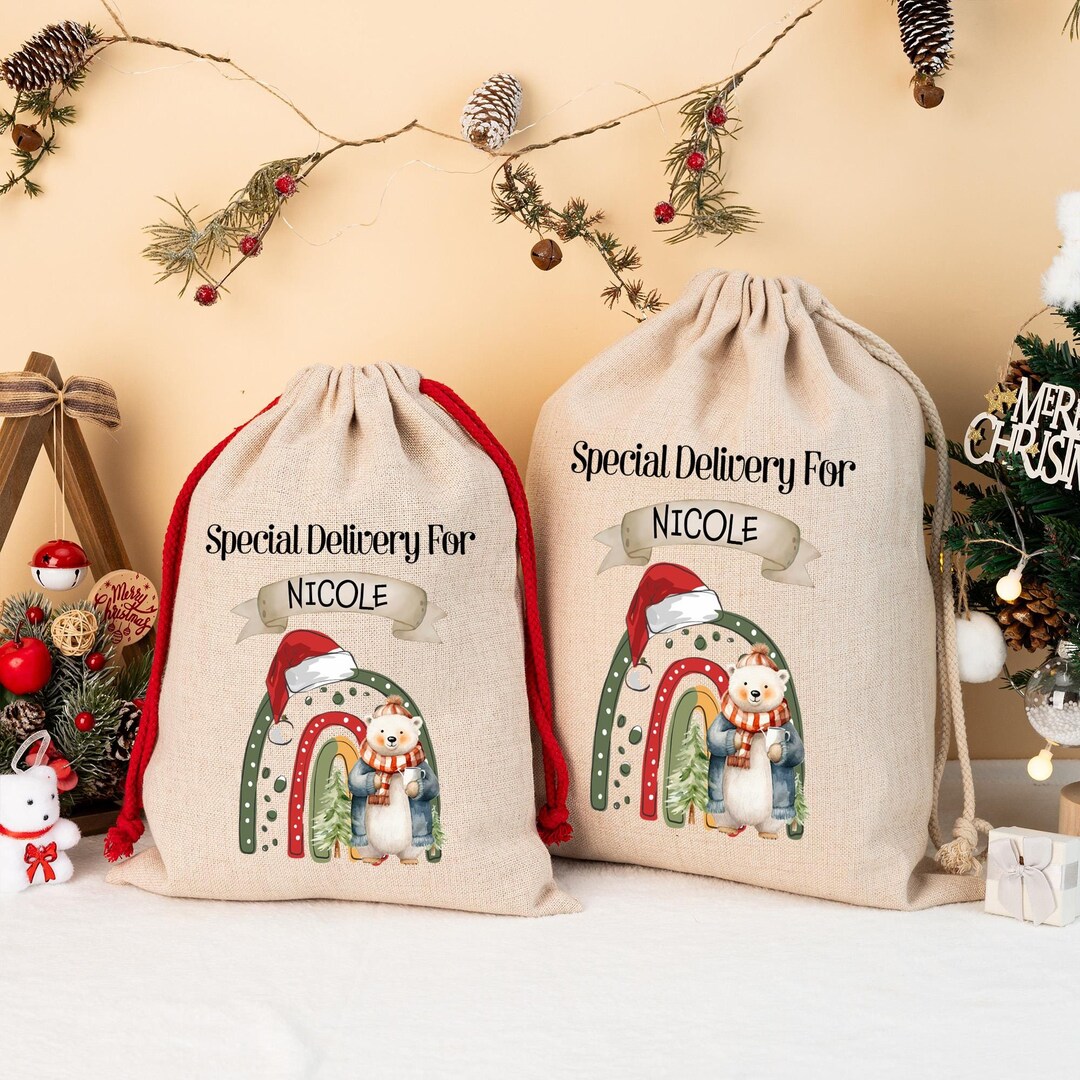 Special Delivery Christmas Sack,personalised Santa Sack, Personalised ...