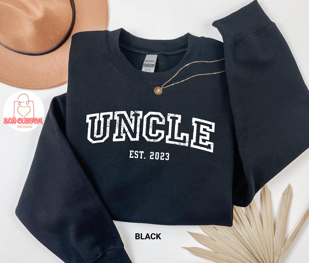 Personalized Uncle Sweatshirt: Custom Pregnancy Announcement Gift - Etsy