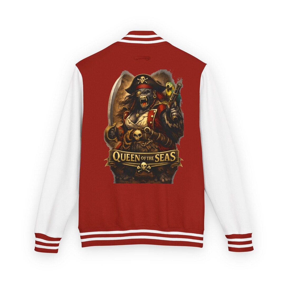 Female Gorilla Pirate Captain Letterman Jacket - Etsy
