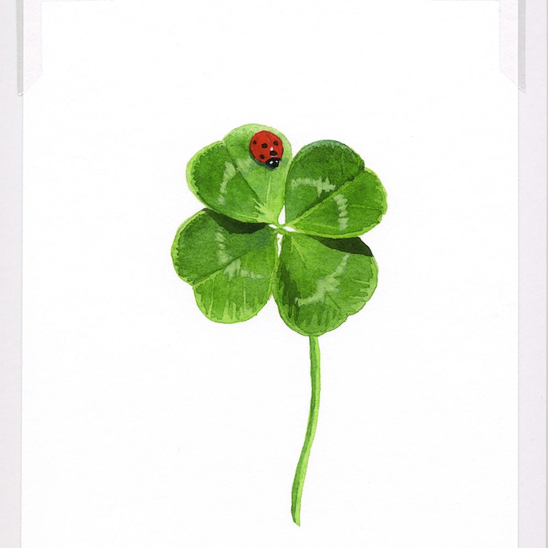Four Leaf Clover Art - Etsy