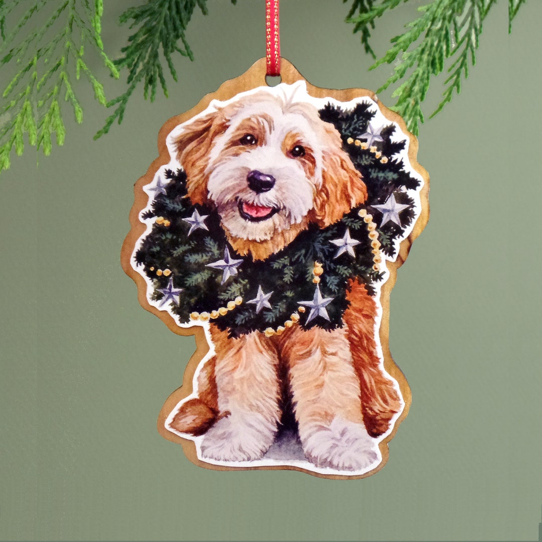 Labradoodle Ornament, Labradoodle, Christmas Ornament, Dog Ornament ...
