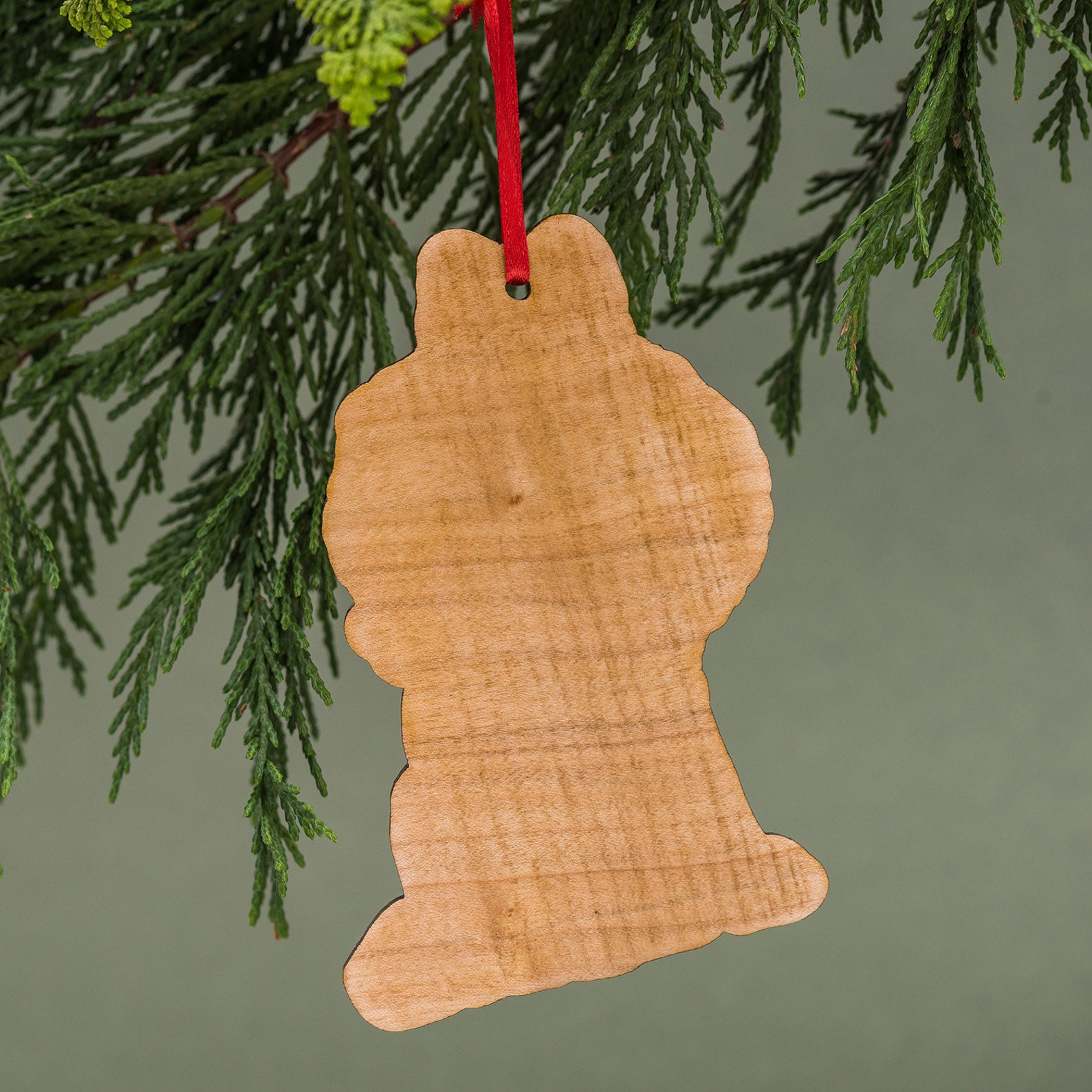 German Shepherd Christmas Ornament Wood Tree Ornament | Etsy