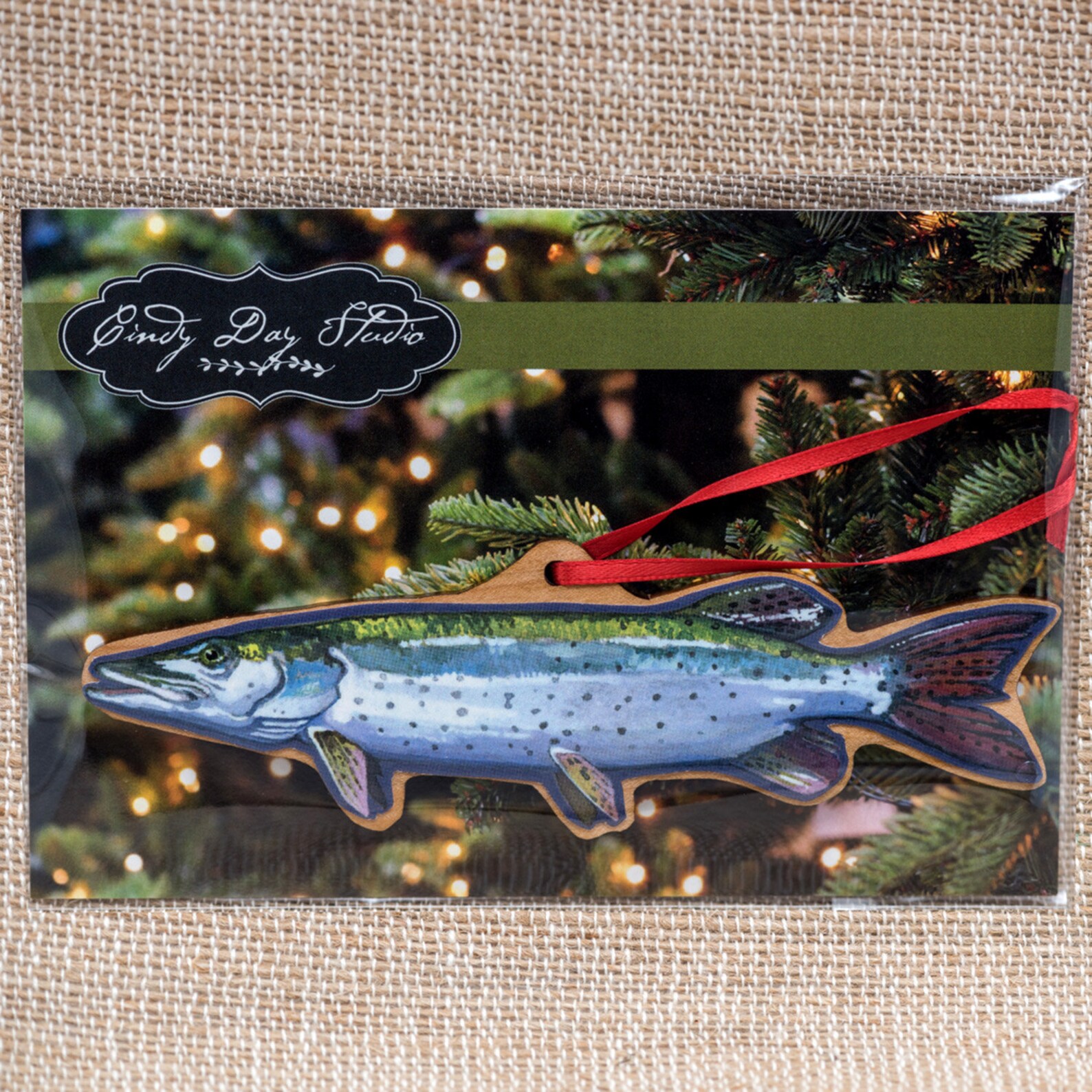 Muskellunge Musky Wood Christmas Tree Ornament Handmade - Etsy