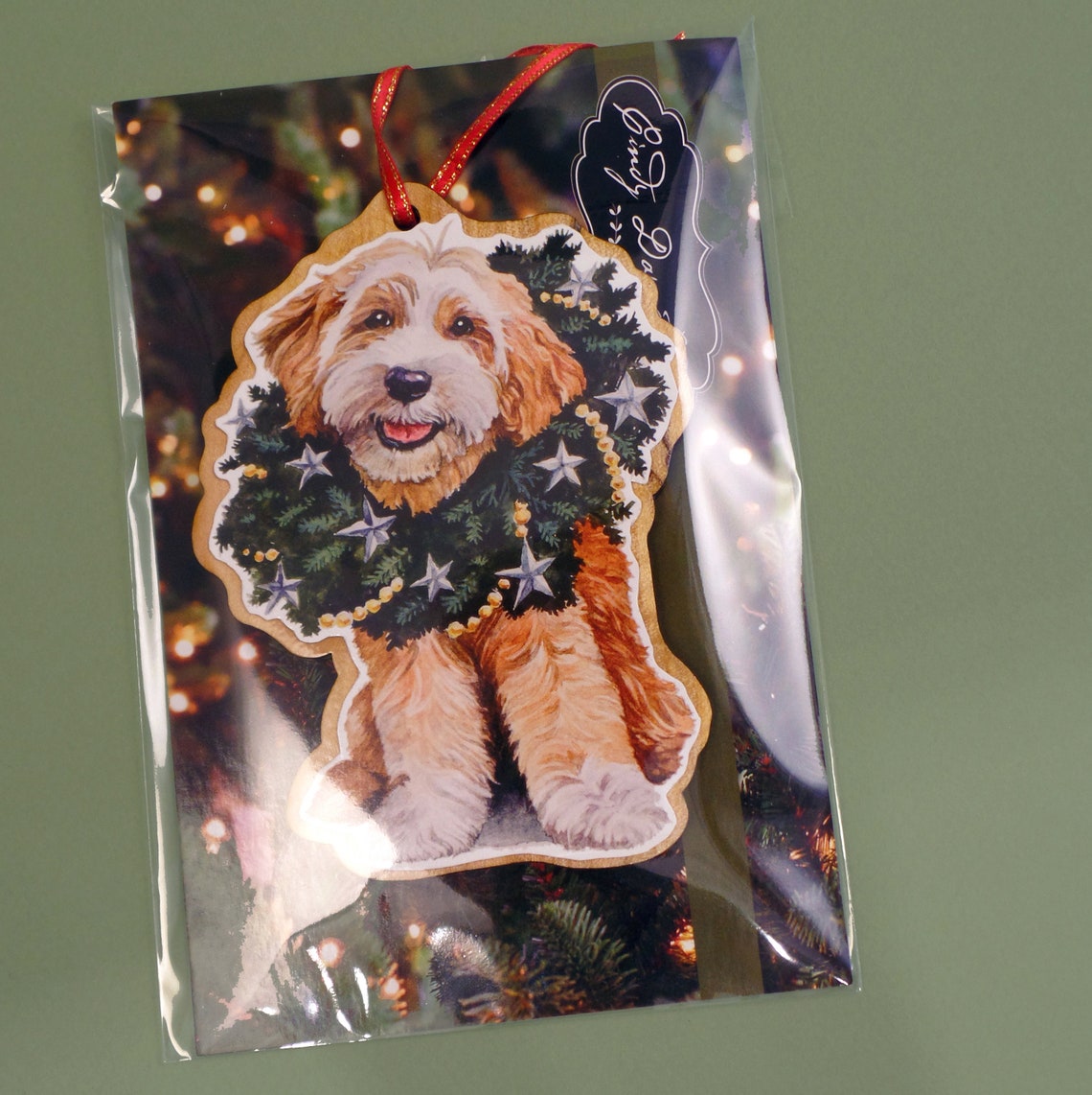 Labradoodle Ornament Labradoodle Christmas Ornament Dog | Etsy