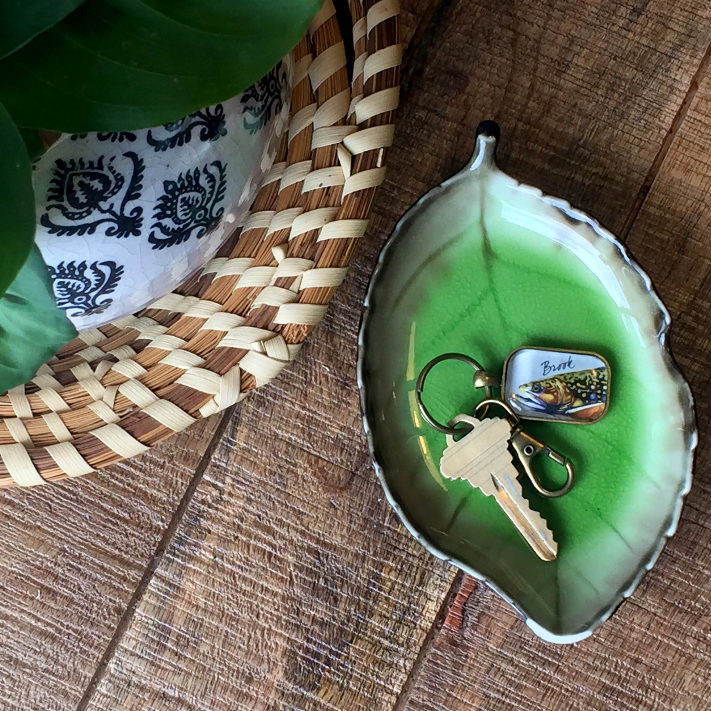 Handmade, Fly Fishing, Keychain, Brook Trout, Appalachian Brook ...
