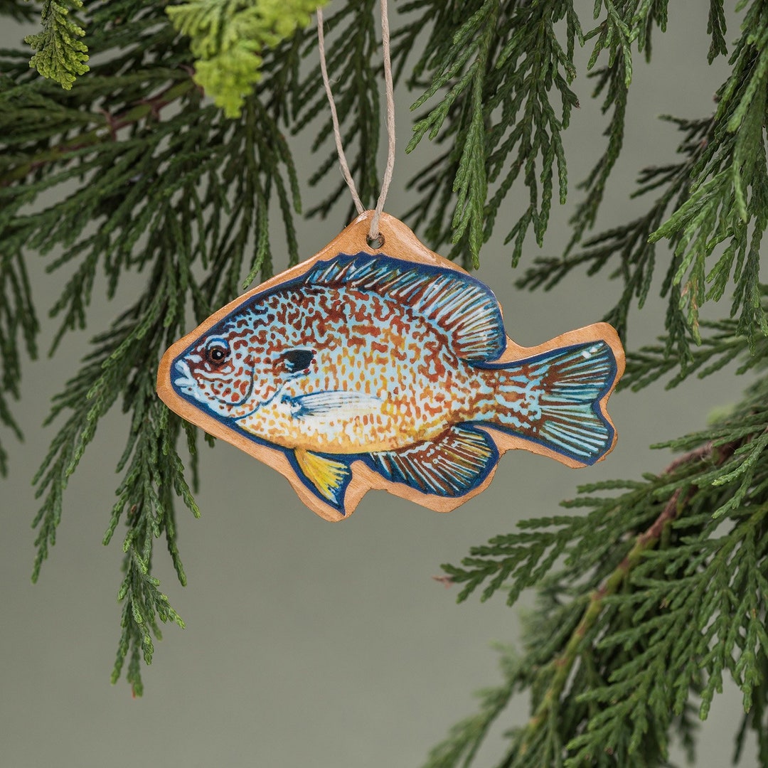 Pumpkinseed Sunfish, Wood, Christmas, Tree Ornament,handmade ...