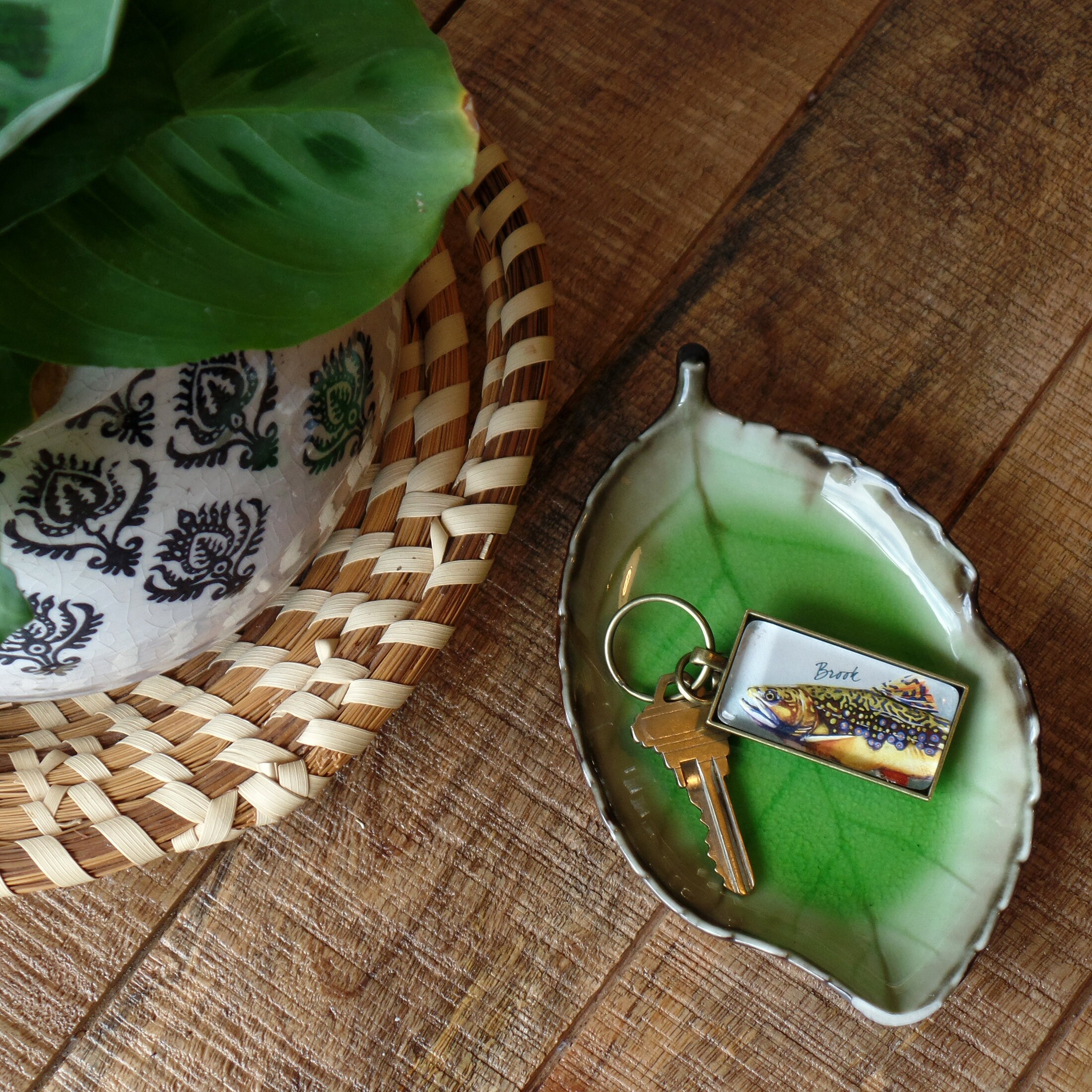 Handmade, Fly Fishing, Keychain, Brook Trout, Appalachian Brook ...