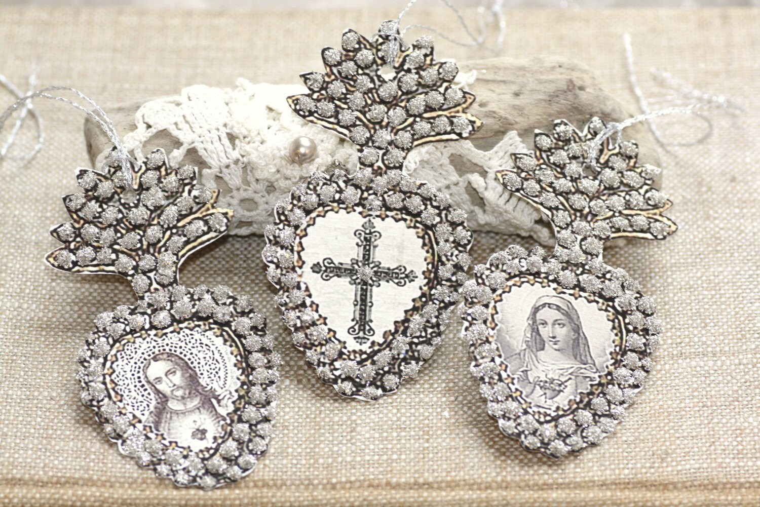 Sacred Heart Collection - Ex-voto Paper Gift Tags - Etsy