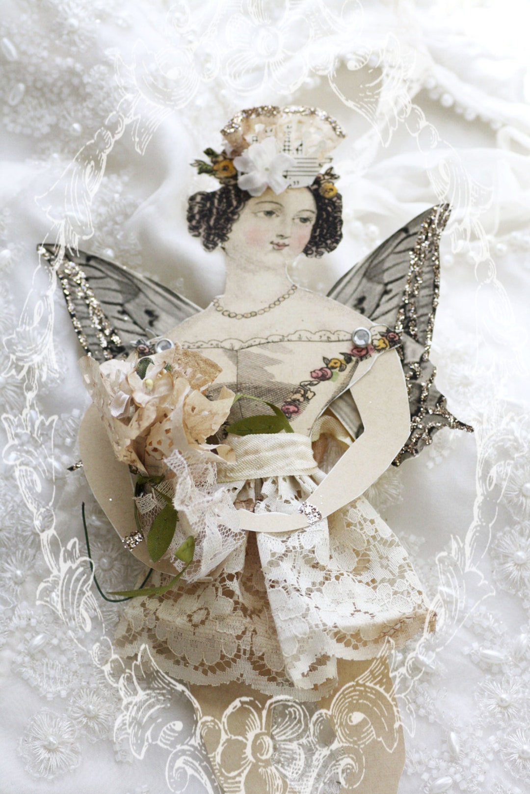 French Fairy - a Whimsical Paper Doll Muse - Etsy