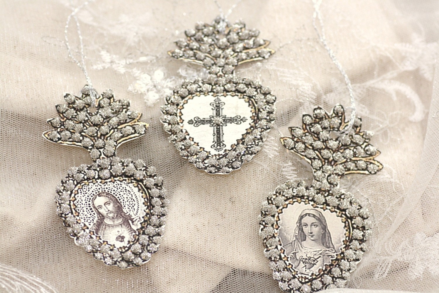 Sacred Heart Collection - Ex-voto Paper Gift Tags - Etsy