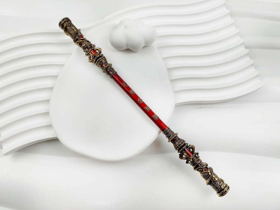 Black Myth Wukong Miniature Jingubang-gold Band Black Myth Goku - Etsy