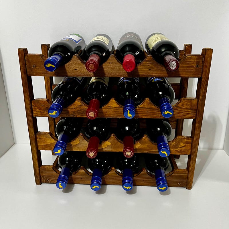 Rustic Wine Rack - Etsy