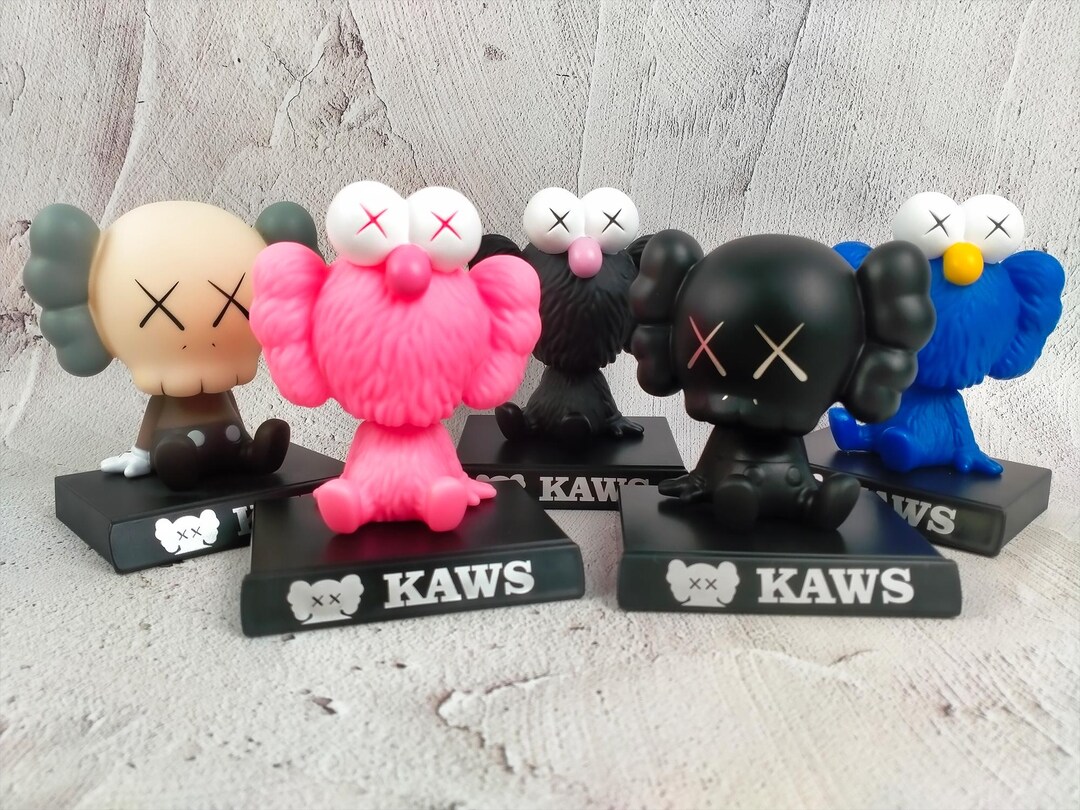 KAWS Sit Statue 3D KAWS Statue-modern Art Decor Desk & Home Accent - Etsy