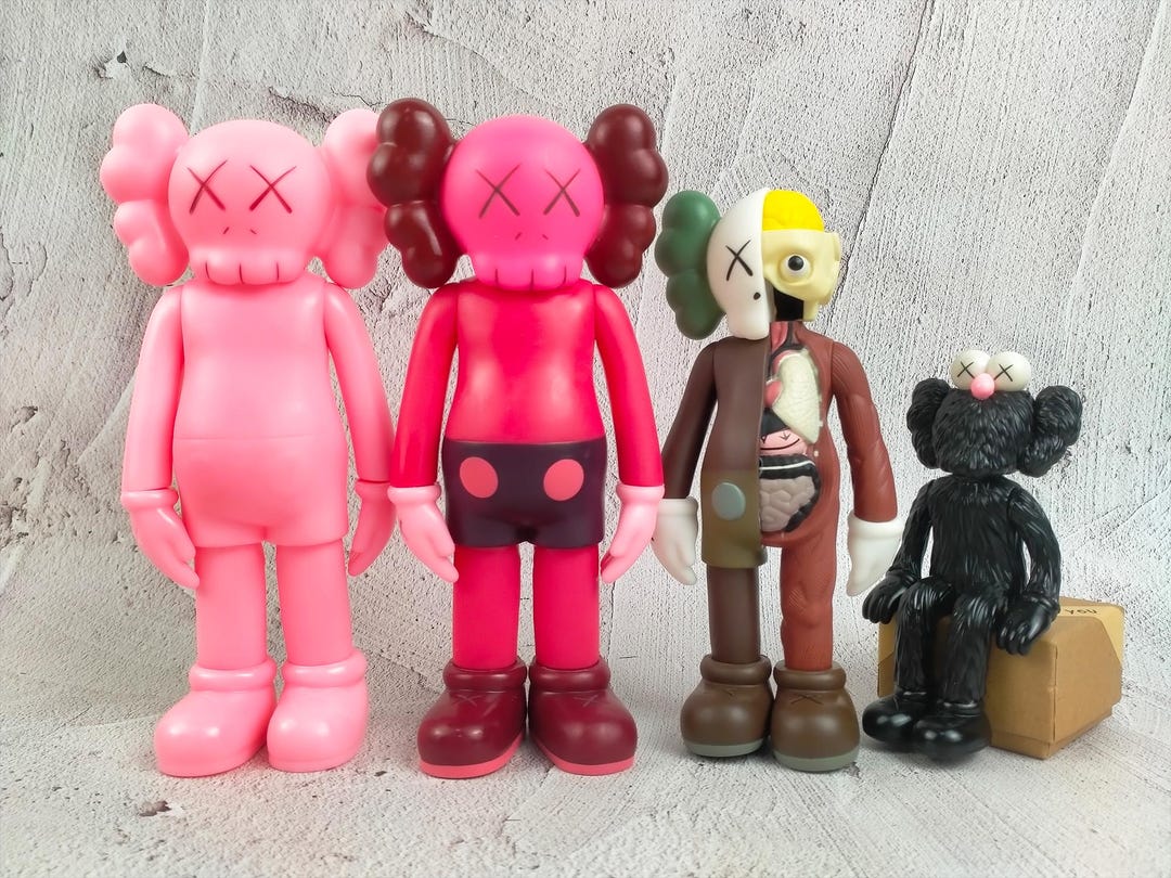 KAWS Sit Statue 3D KAWS Statue-modern Art Decor Desk & Home Accent - Etsy