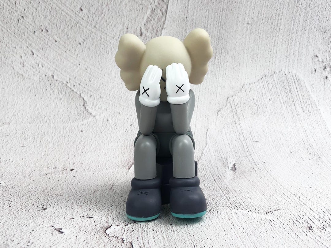 KAWS Sit Statue 3D KAWS Statue-desk & Home Accent - Etsy