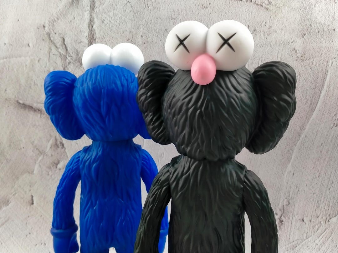 KAWS Sit Statue 3D KAWS Statue Desk & Home Accent - Etsy