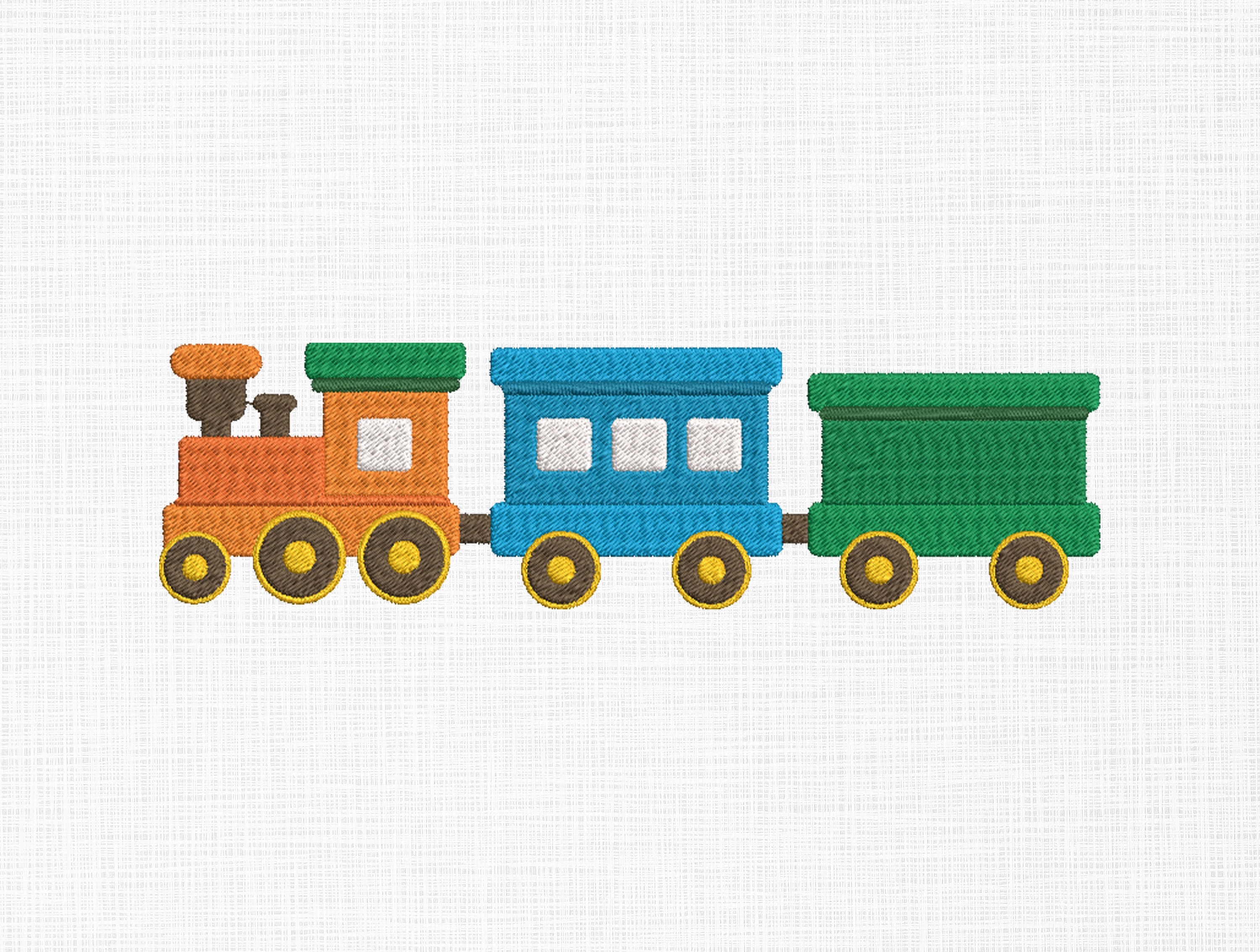 Train Embroidery Design Steam Train Embroidery Design Mini Train ...