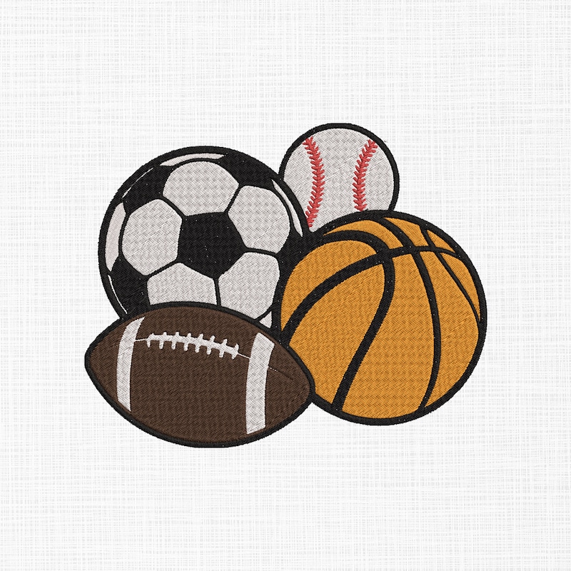 Sports Embroidery - Etsy