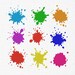 Paint Splatter Embroidery Design Paint Splash Embroidery Design Splash ...