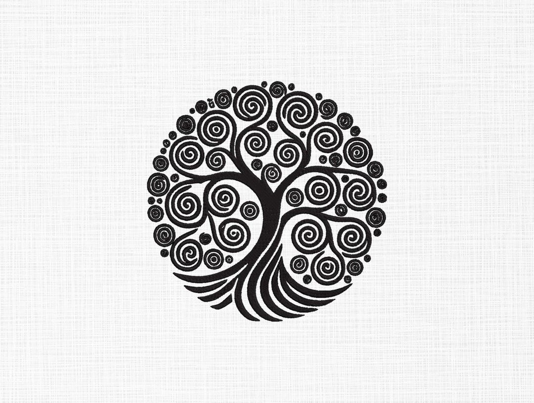 Tree of Life Machine Embroidery Design - Tree of Life Embroidery Files ...