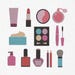 Makeup Bundle Embroidery Design Make up Embroidery Design Lipstick ...
