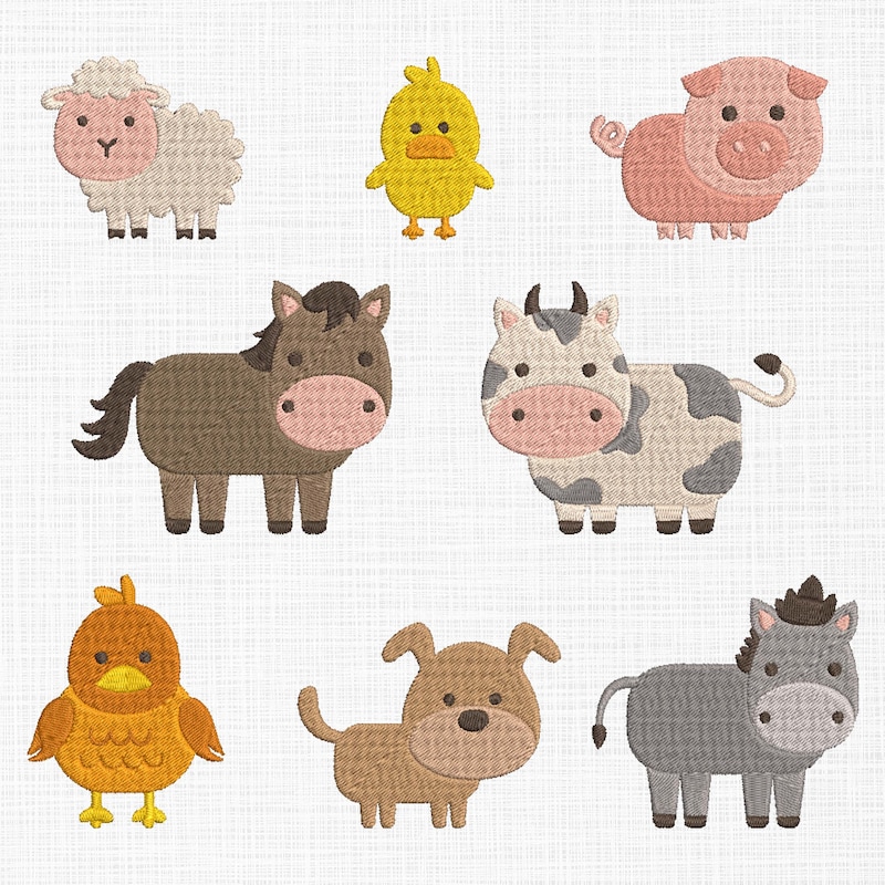 Animal Embroidery - Etsy
